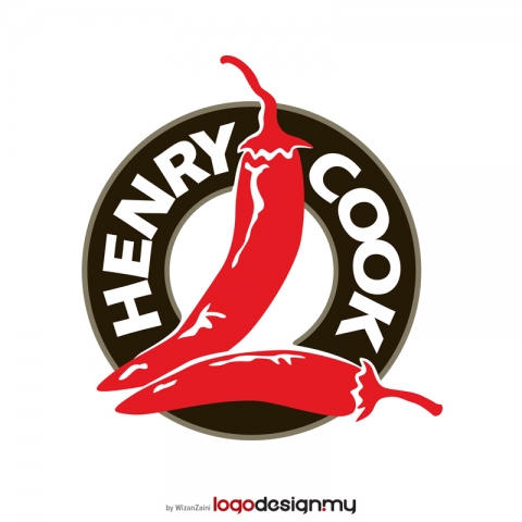 Henry Cook Restaurant Logo | Rekabentuk Logo | Malaysia Online Logo Designs
